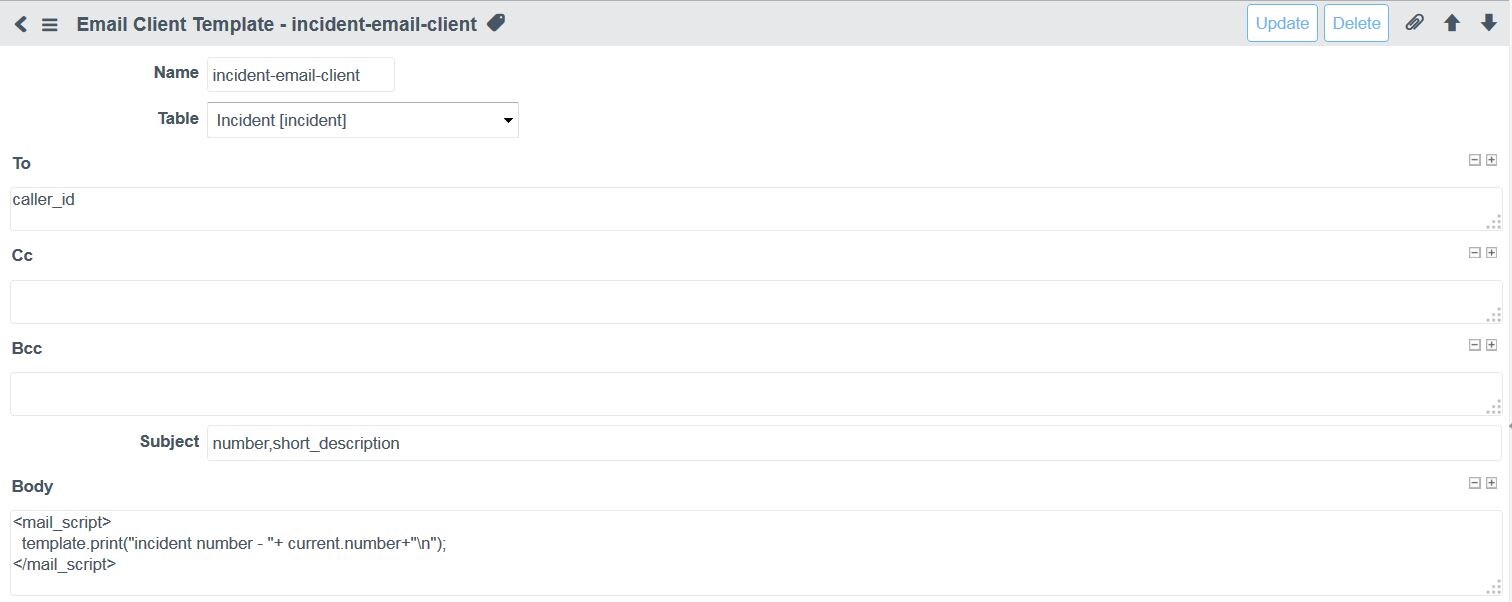 Solved: Where is the default outgoing email template? - ServiceNow ...