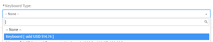 Solved: Dynamically add option, price to select box with c... - ServiceNow Community