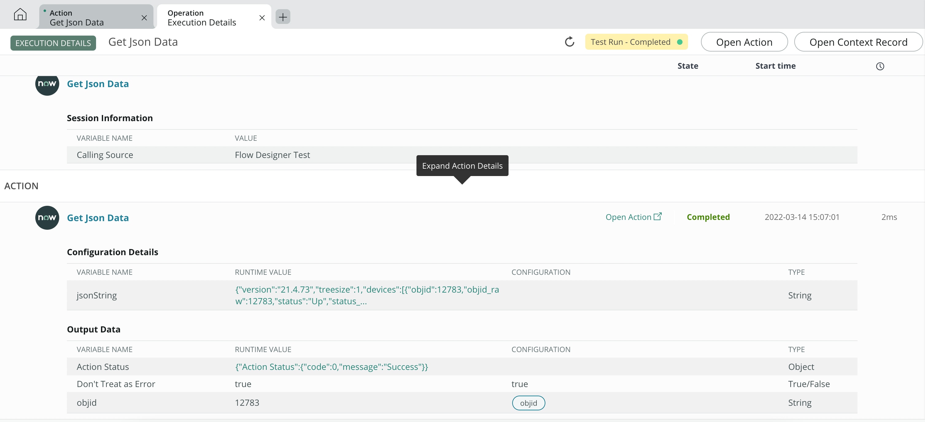 Solved: Script for JSON Parse Action in Flow Designer - ServiceNow ...