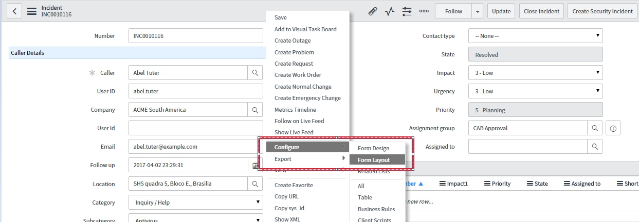 Solved: Adding a link to the form - ServiceNow Community