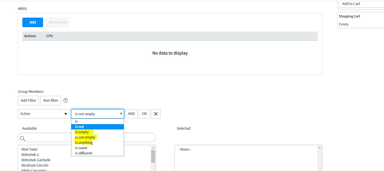 Solved: how to hide few filter options in List collector - Page 2 ...
