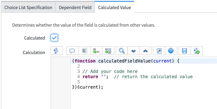 Solved: How to create calculated field script - ServiceNow Community