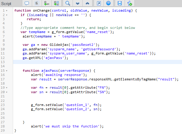 Solved: GlideAjax not processing callback function - ServiceNow Community