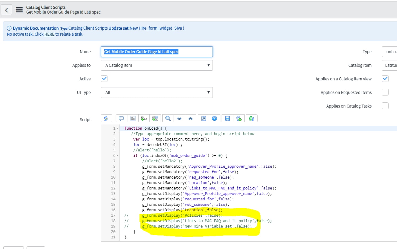 Solved How To Hide Variable Set Servicenow Community