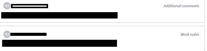 Work notes timestamp - ServiceNow Community