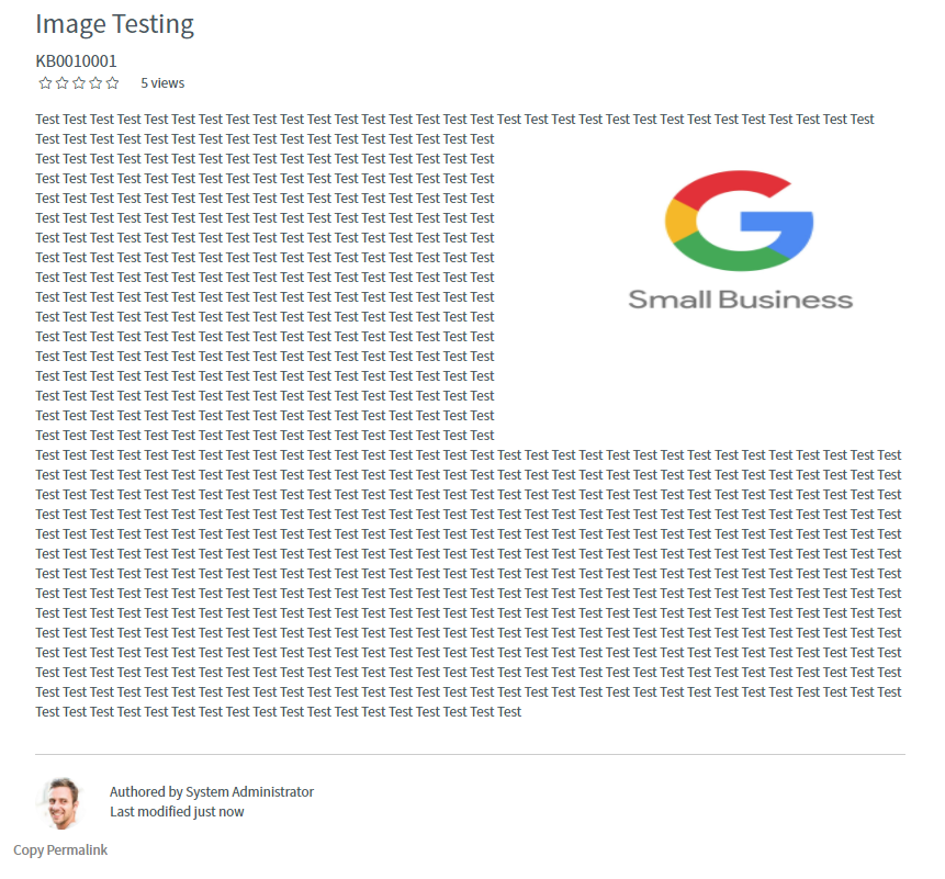 Images in Knowledge Base Articles - ServiceNow Community