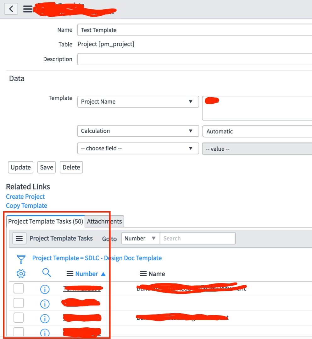 Exporting & Importing project template with projec... - ServiceNow ...
