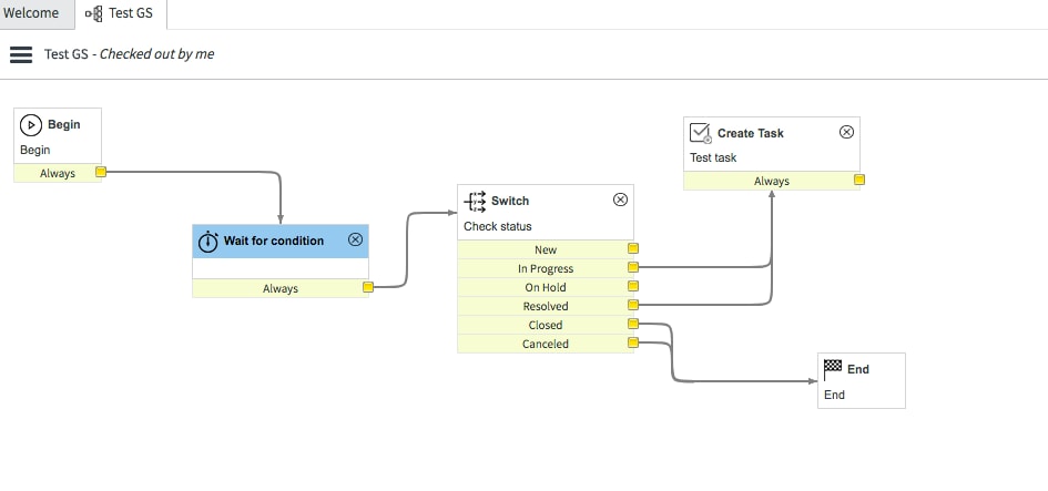 Solved: Workflow - wait for status change and then check s ...