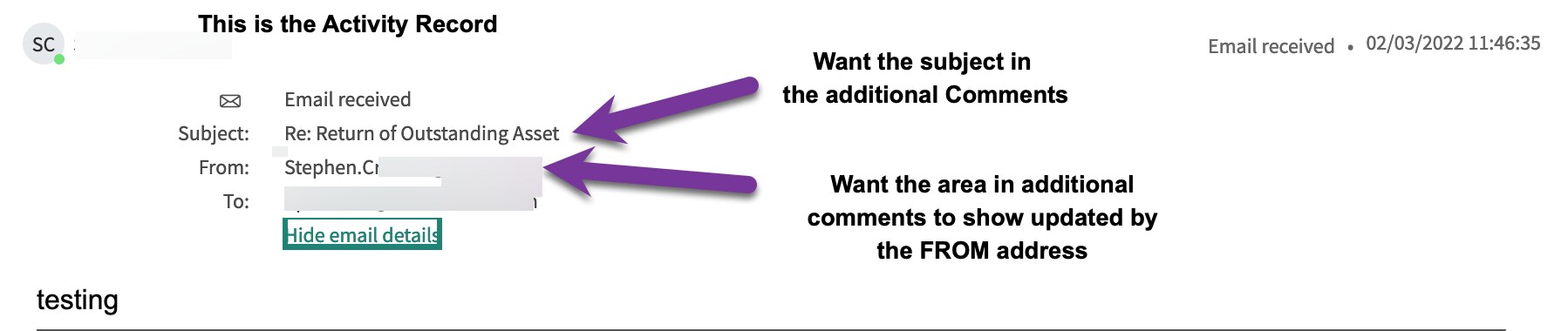 Solved: How can I query the Activites for a sc_task - ServiceNow Community