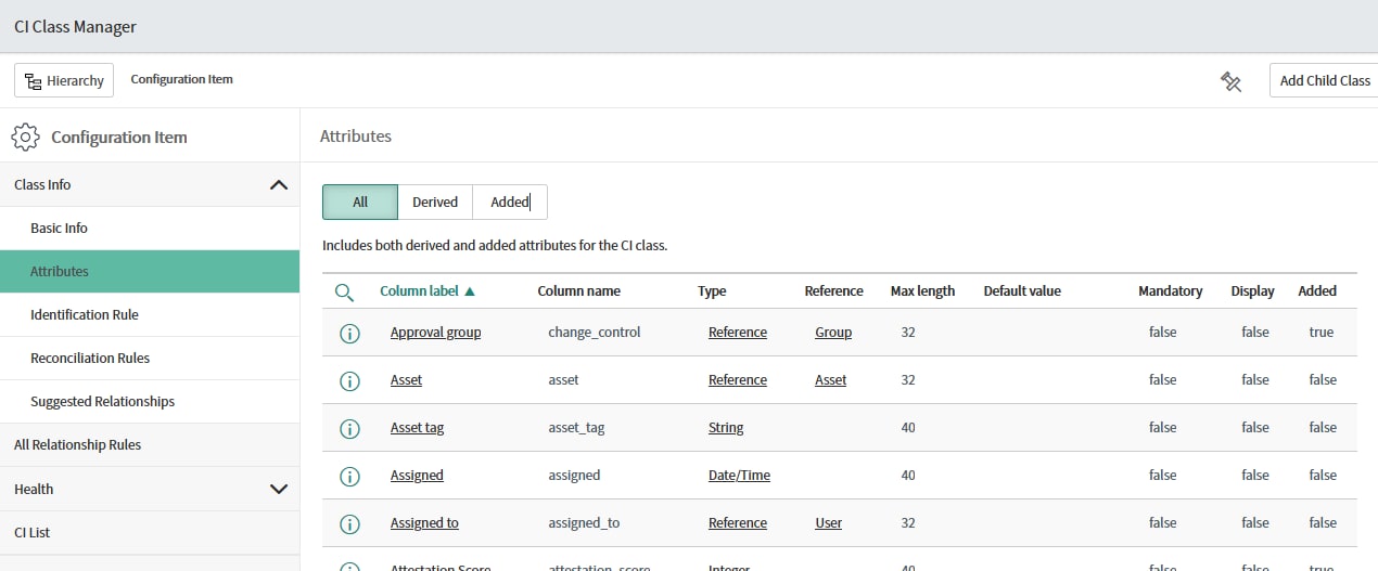 Solved: how to find the cmdb_ci table and all the fields o ...