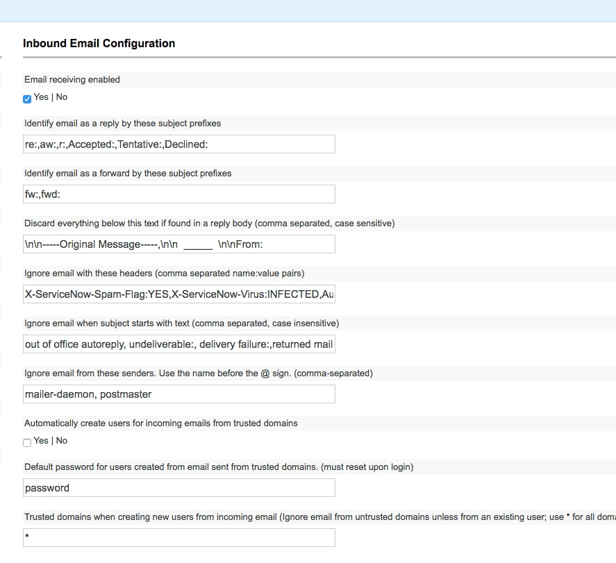 How to send an email to my SNow instance? - ServiceNow Community