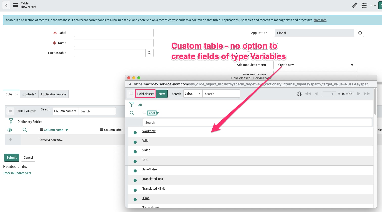 Leveraging the Variables functionality in custom t... - ServiceNow ...