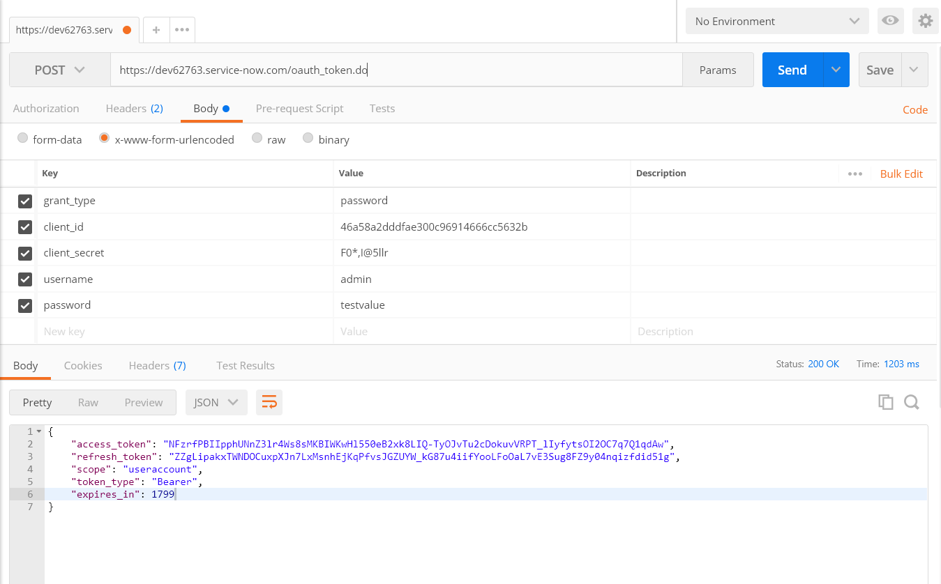 Getting "access_denied" error when try to get acce... - ServiceNow ...