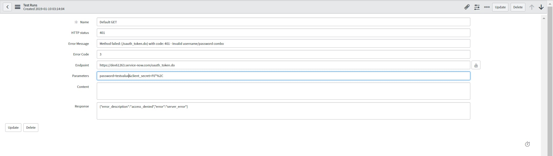Getting "access_denied" error when try to get acce... - ServiceNow ...