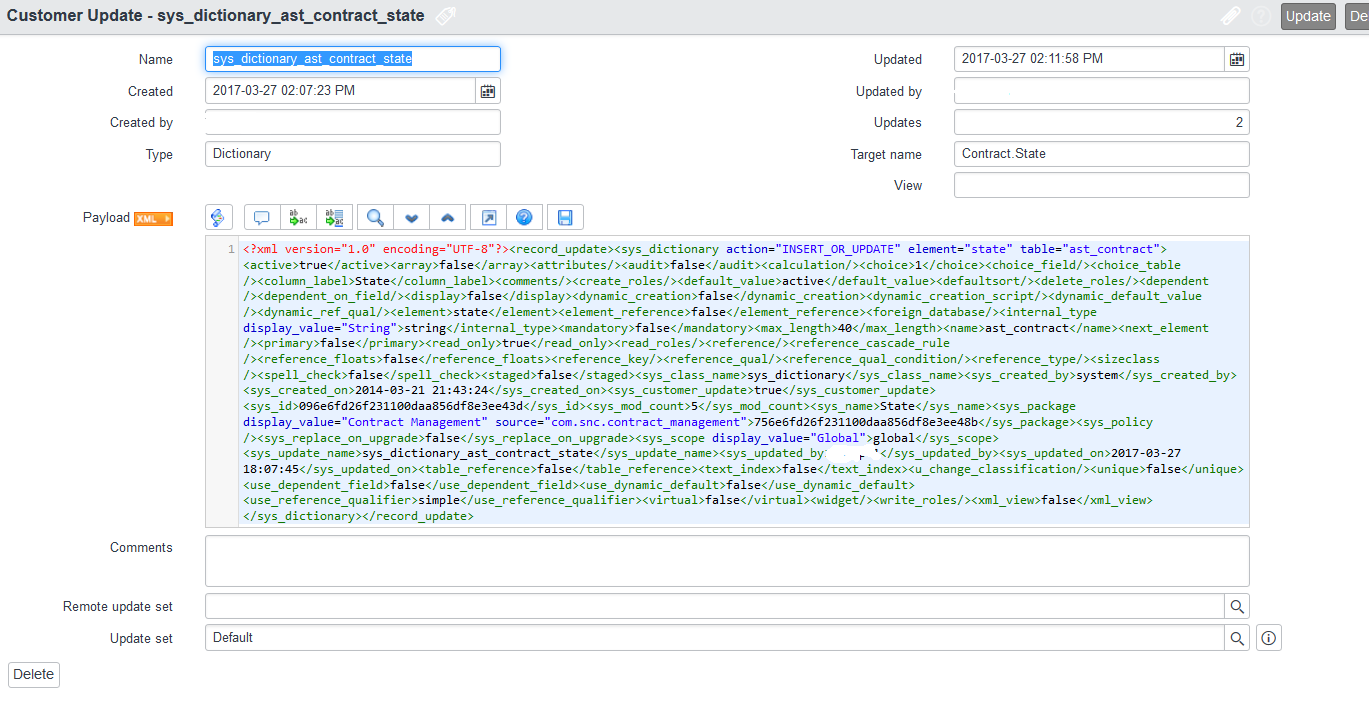 Contract State and Substate - ServiceNow Community