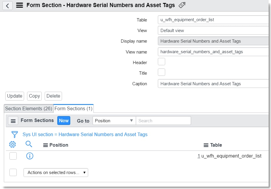 Solved: Show/Hide Form Sections - ServiceNow Community