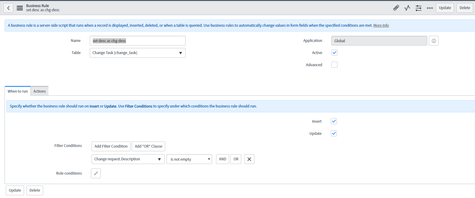 Solved: Copy description from Change Request to Change Tas... - Page 2 ...