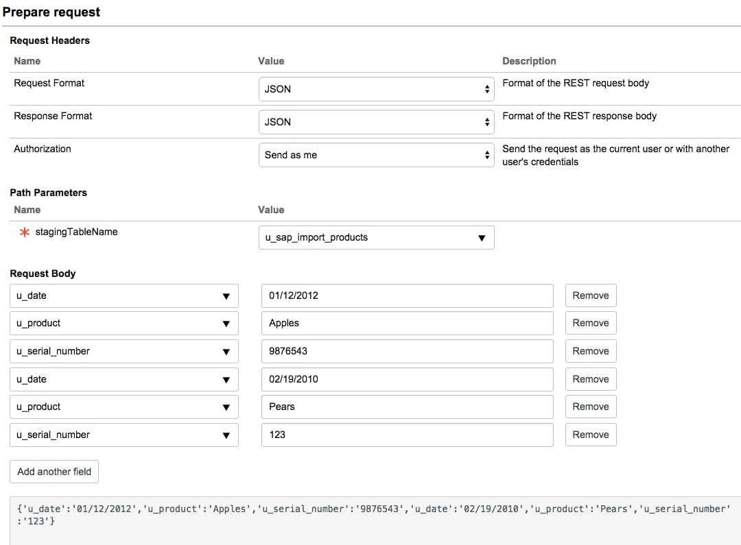 Solved: ServiceNow POST only one record per request? - ServiceNow Community