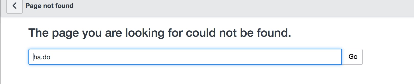 Solved: "The page you are looking for could not be found ...