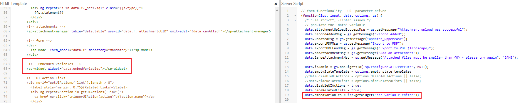 Solved: Display Variable Editor in Service Portal - ServiceNow Community
