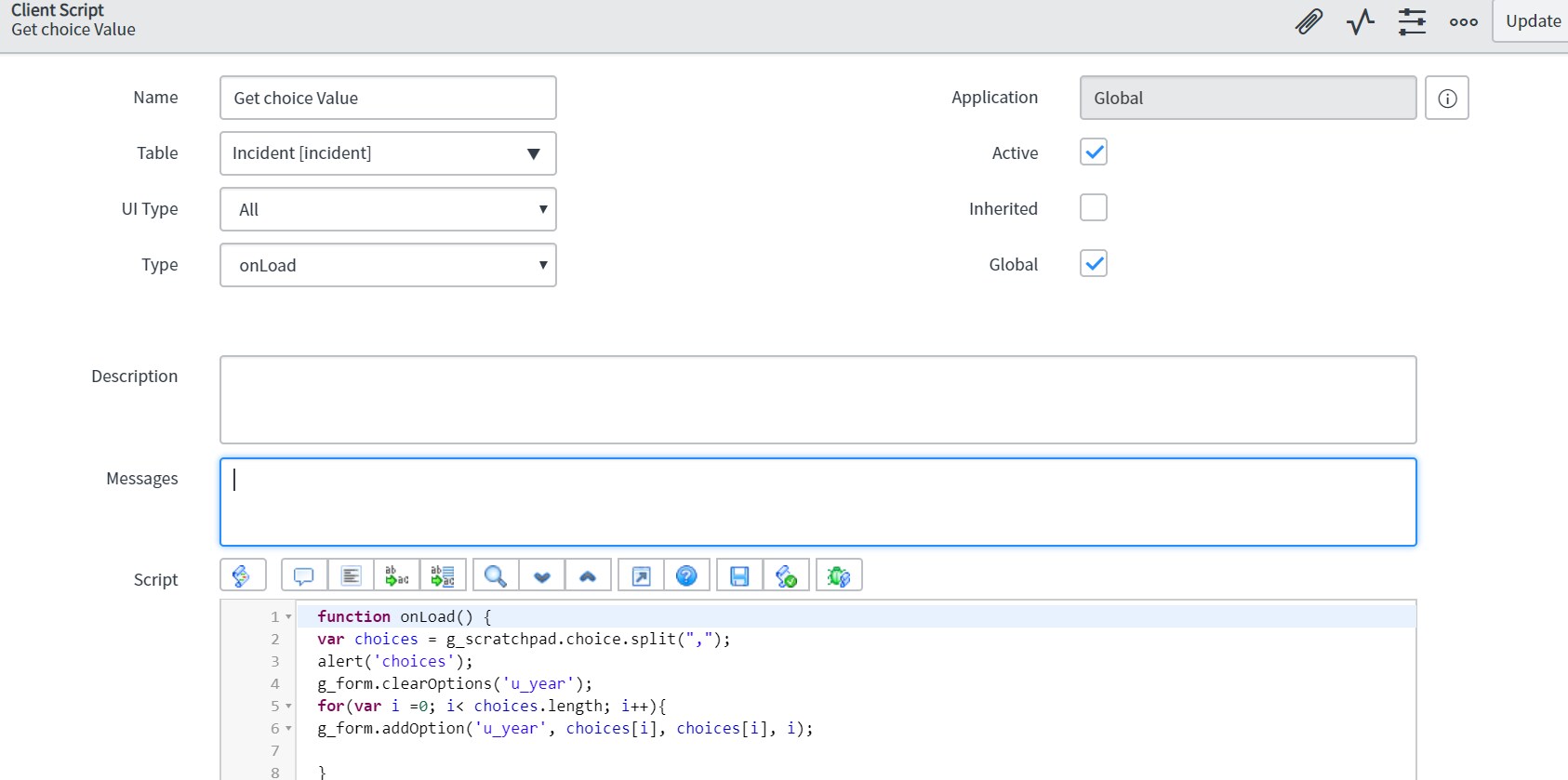 Solved: How to split the Variable Value in Client Script - ServiceNow ...