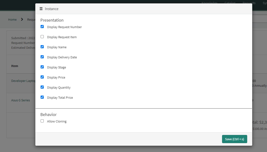 Solved: Request Summary in Service Portal - ServiceNow Community