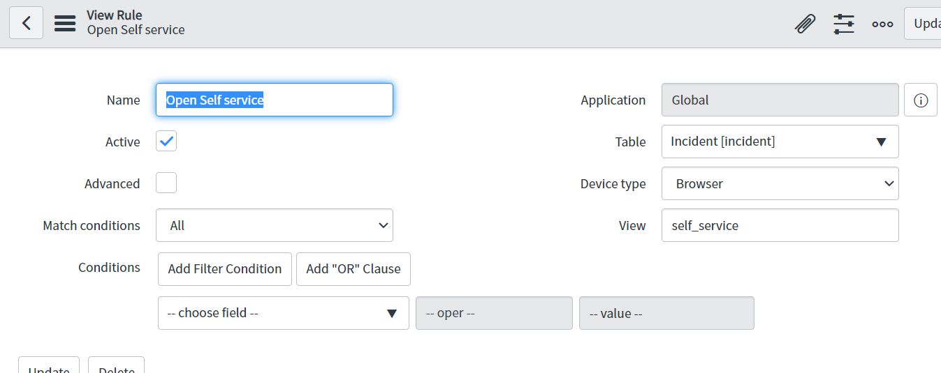 How to set a particular view default view? - ServiceNow Community