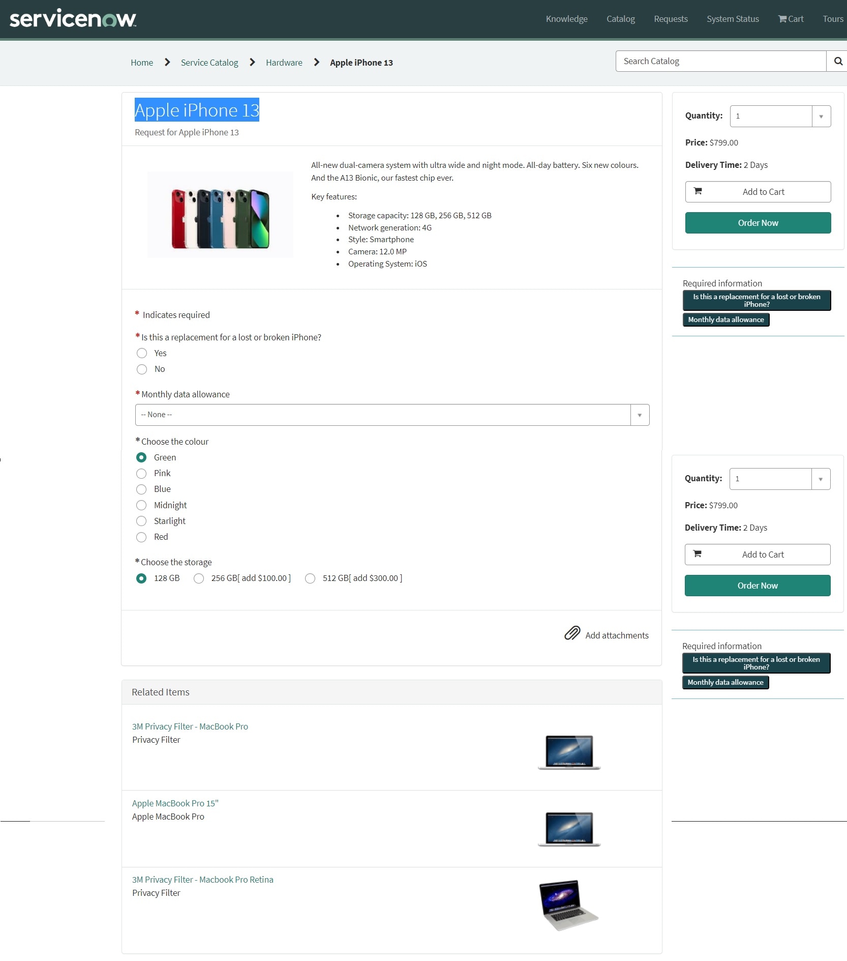 How to add clickable related item in service porta... - ServiceNow ...
