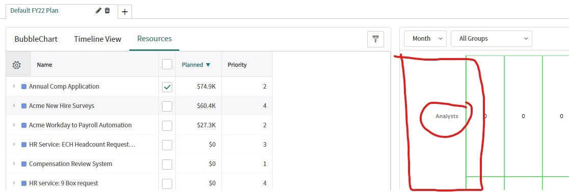 Modify Portfolio Planning Workbench (Scenario Plan... - ServiceNow ...