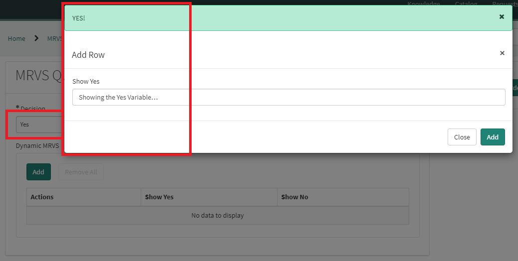 Create dynamic Multi-Row Variable Set form by acce... - ServiceNow Community