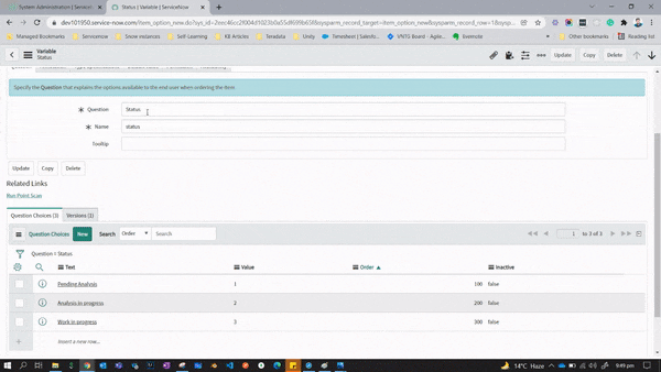 Custom Interactive filter based on Catalog item va... - ServiceNow ...