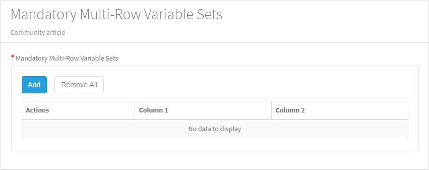 Conditional visible Multi-Row Variable Set - ServiceNow Community