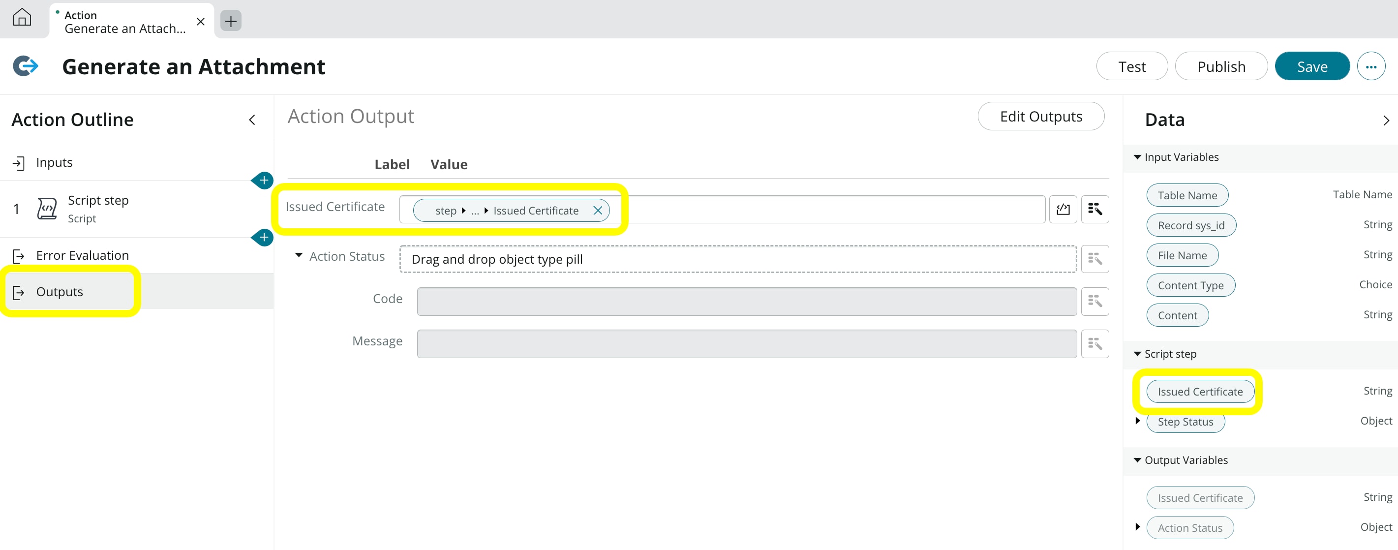 Generate an Attachment via custom Flow Designer Ac... - ServiceNow ...