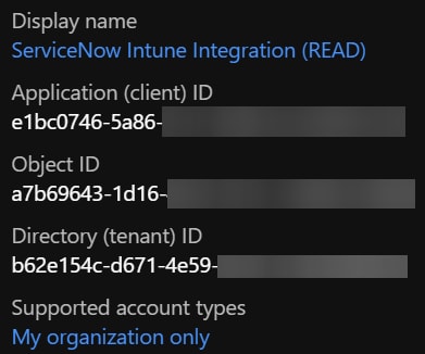 Integrate with Microsoft Intune - Authorisation - ServiceNow Community