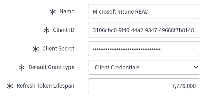 Integrate with Microsoft Intune - Authorisation - ServiceNow Community