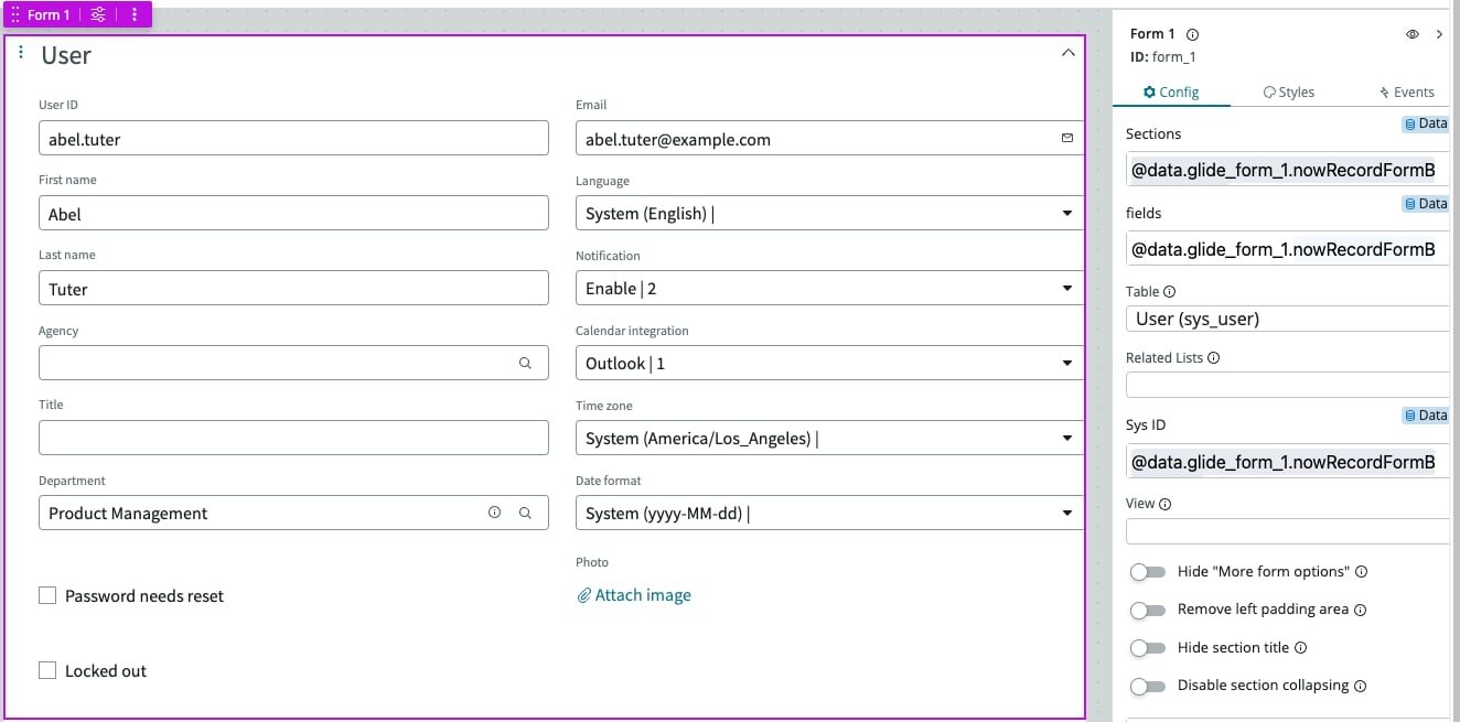 How to use the Form component - ServiceNow Community