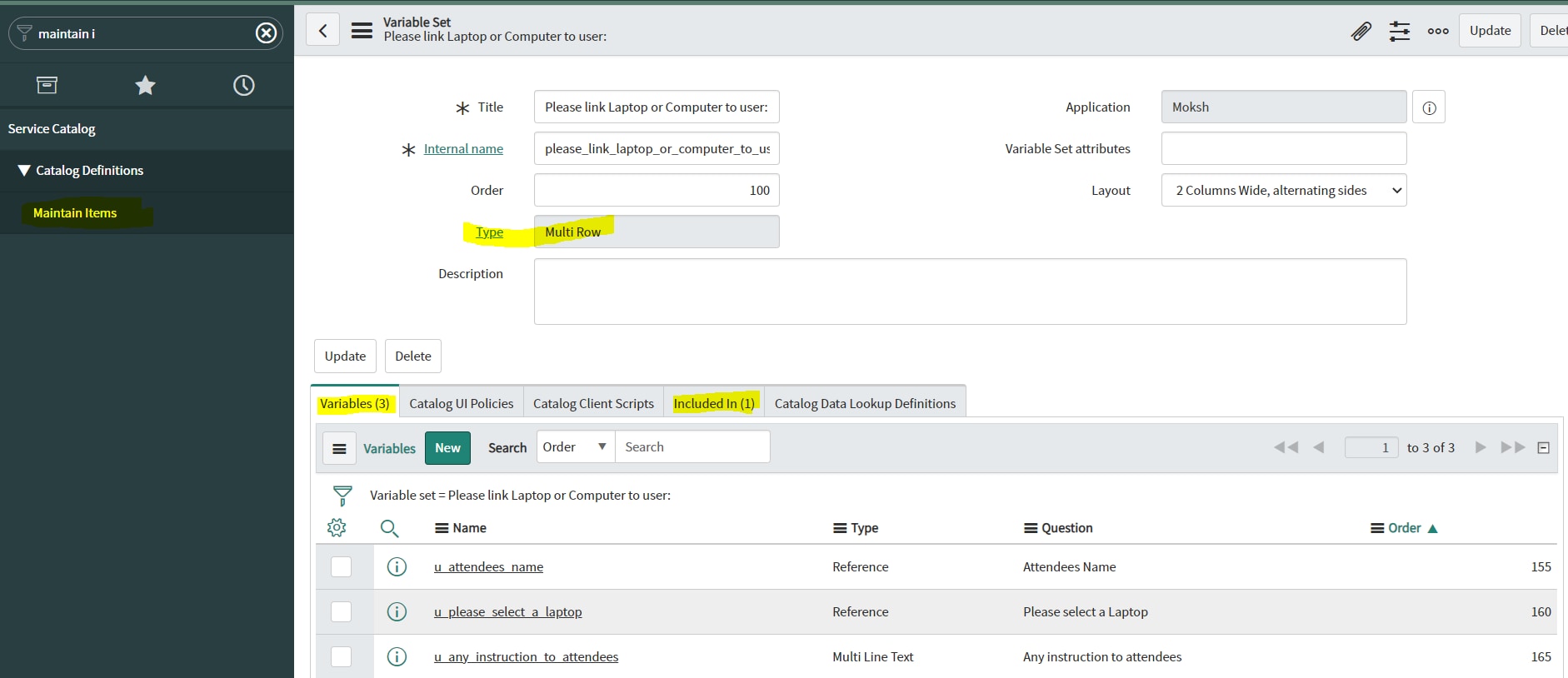 Multi-row variable set in Notifications via Notifi... - ServiceNow ...