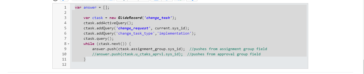 Adding Assignment Group or Approval Group from Cha... - ServiceNow ...