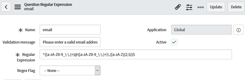 Field validation: Regular Expressions - ServiceNow Community