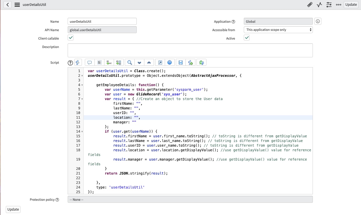Get User Details based on the Logged in user/ User... - ServiceNow Community