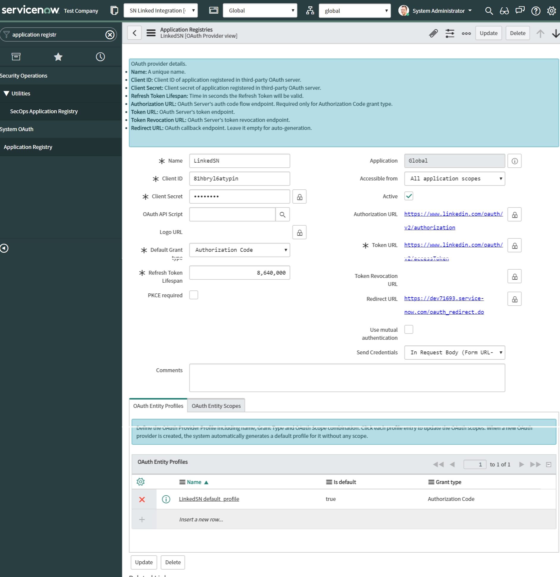 ServiceNow and LinkedIn Integration - ServiceNow Community