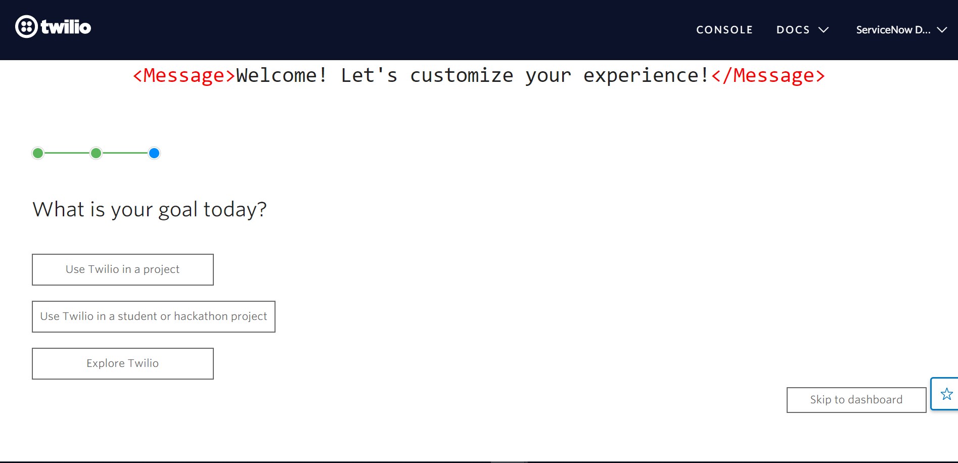 Setting up Twilio - How to read the Docs - Twilio ... - ServiceNow Community