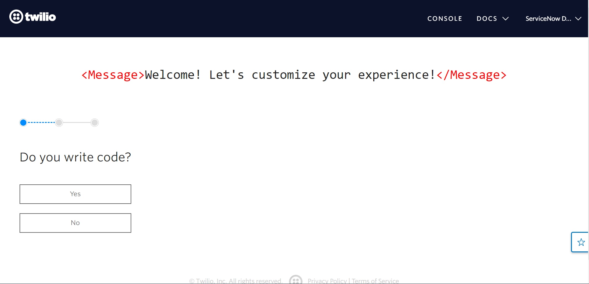 Setting up Twilio - How to read the Docs - Twilio ... - ServiceNow Community