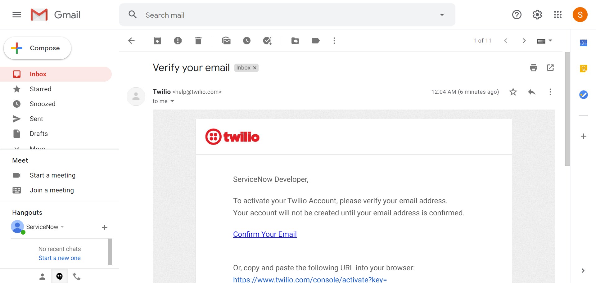 Setting up Twilio - How to read the Docs - Twilio ... - ServiceNow Community