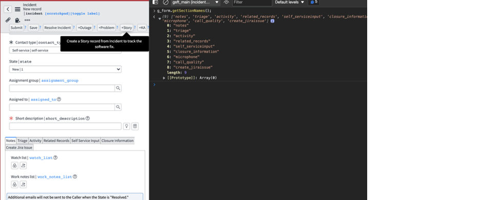 How To: Using UI Policies to hide form sections - ServiceNow Community