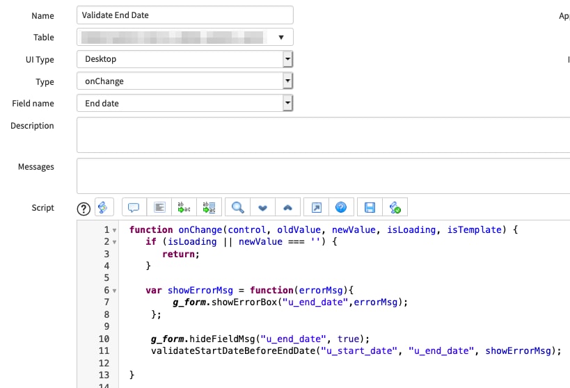 Two Quick Steps to Achieve End Date after Start Da... - ServiceNow ...
