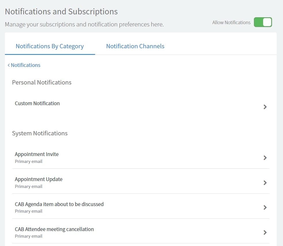 Service Portal Notification Preferences Widget - ServiceNow Community
