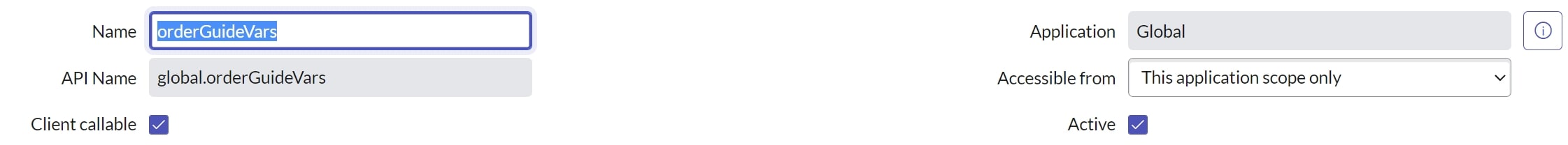 How to access Order Guide variables for use in Ord... - ServiceNow Community