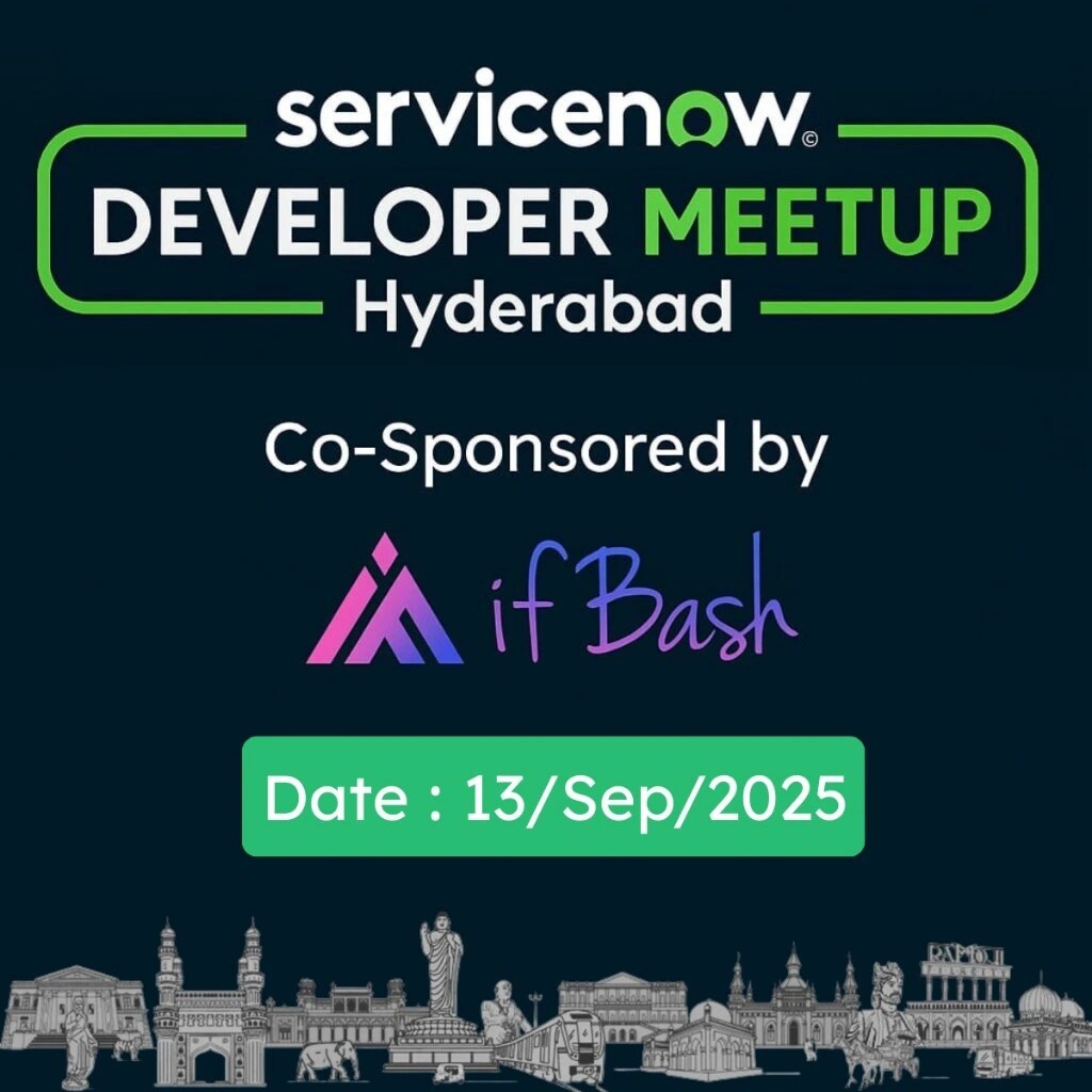 🚀 ifBash Joins the Movement – Co-Sponsoring the S... - ServiceNow Community