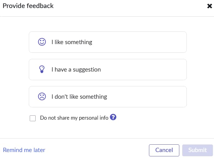 How do I update ESC Feedback Drawer Questions? - ServiceNow Community